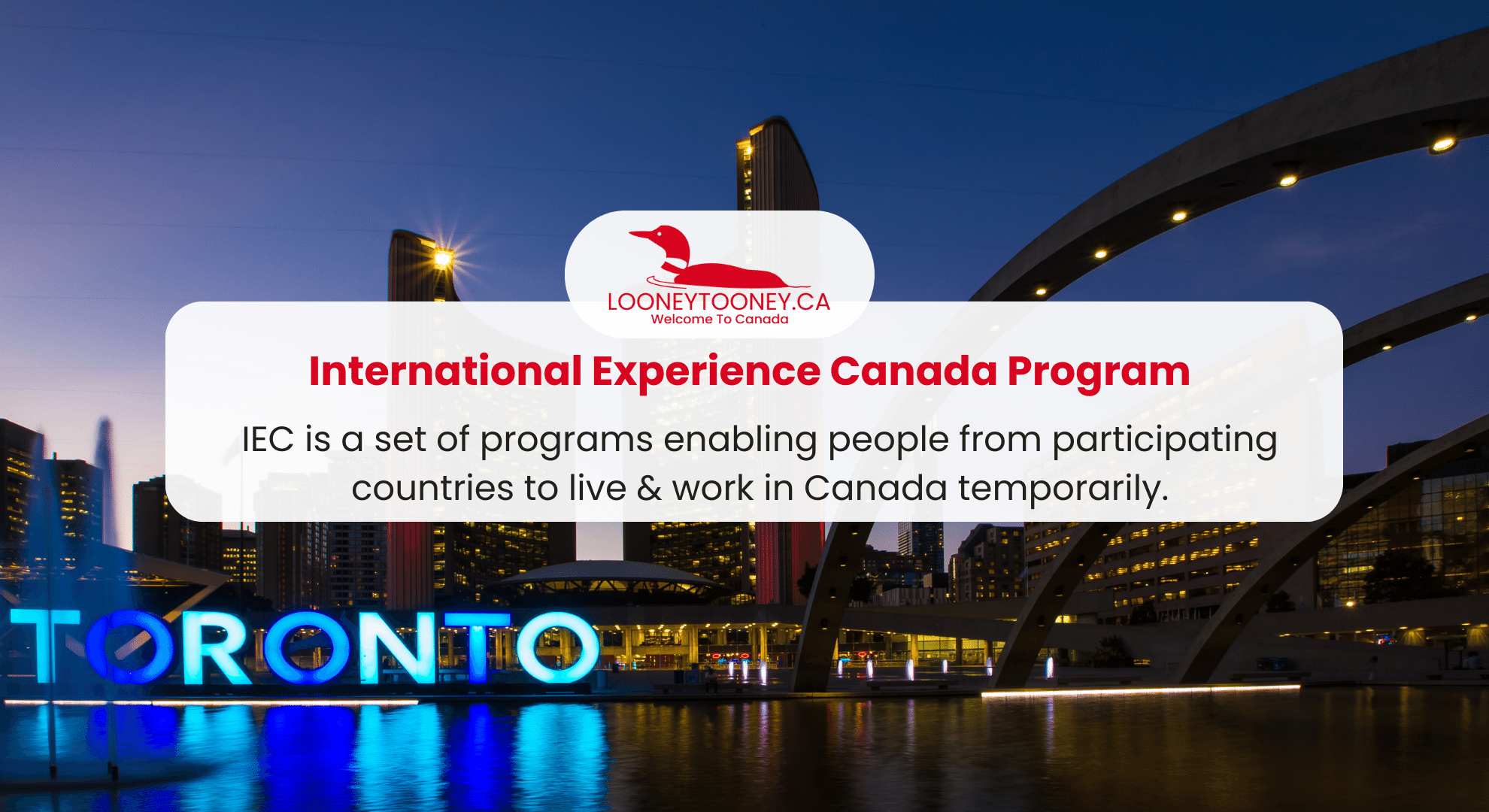 International Experience Canada Program - LooneyTooney