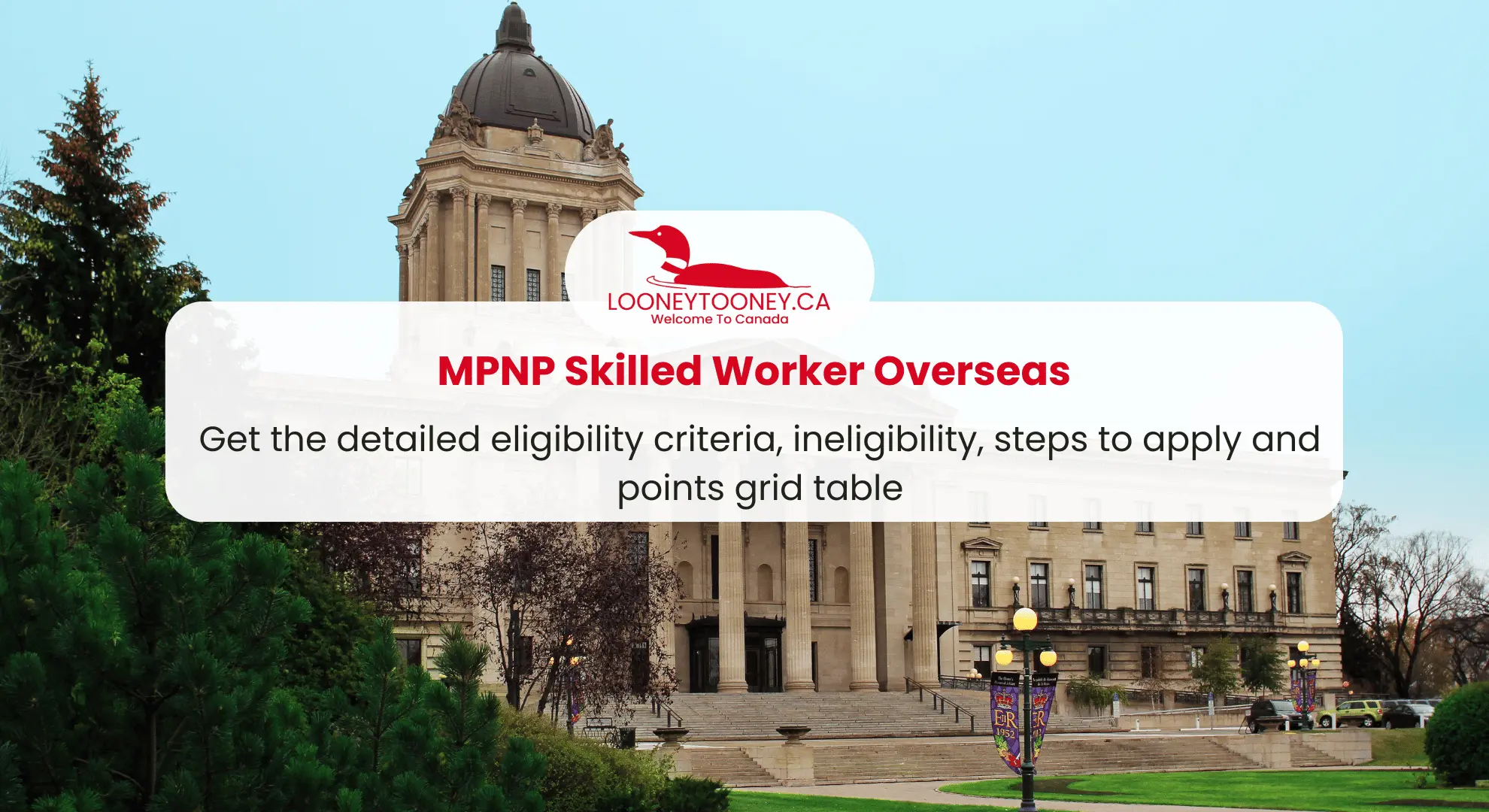 Manitoba Skilled Worker Overseas: A Detailed Guide